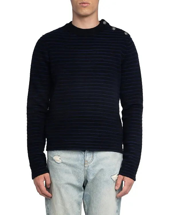 Zadig&Voltaire Striped Wool Blend Sweater