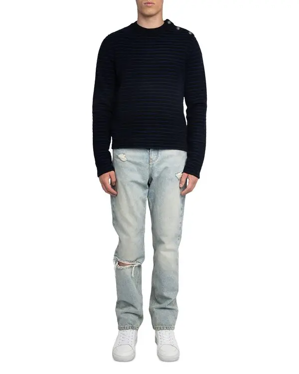 Zadig&Voltaire Striped Wool Blend Sweater
