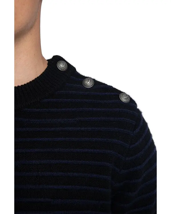 Zadig&Voltaire Striped Wool Blend Sweater