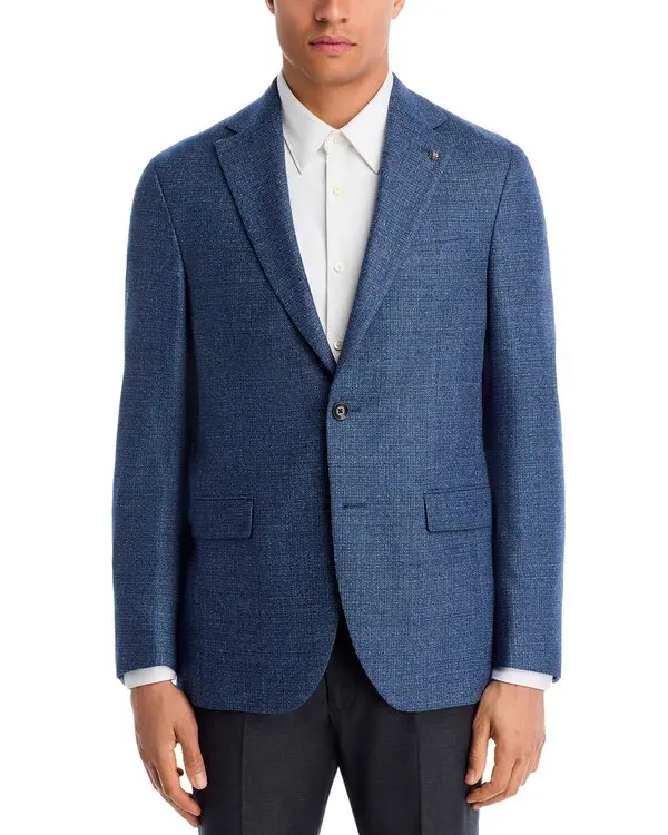 JACK VICTOR Midland Textured Sport Coat - Mid Blue