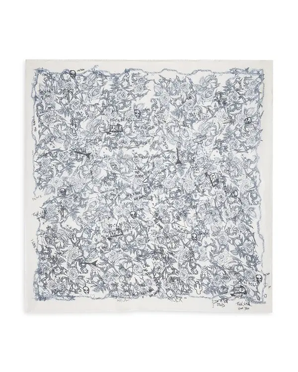 Zadig&Voltaire Kerry Roses Scarf - Flash
