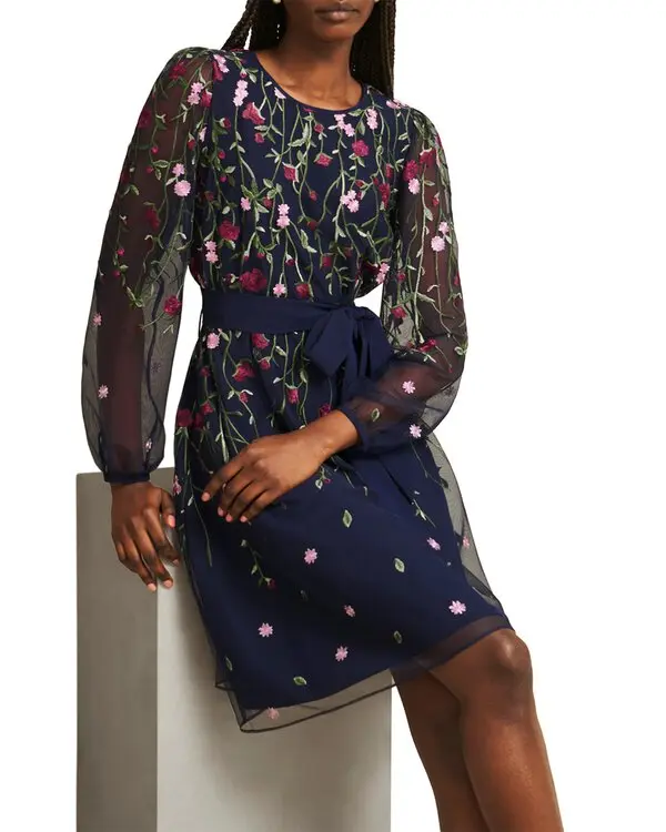 HOBBS LONDON Emmy Embroidered Dress
