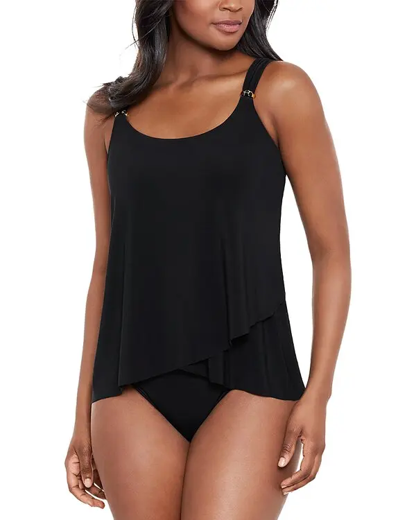 Miraclesuit Razzle Dazzle Tankini Top - Black