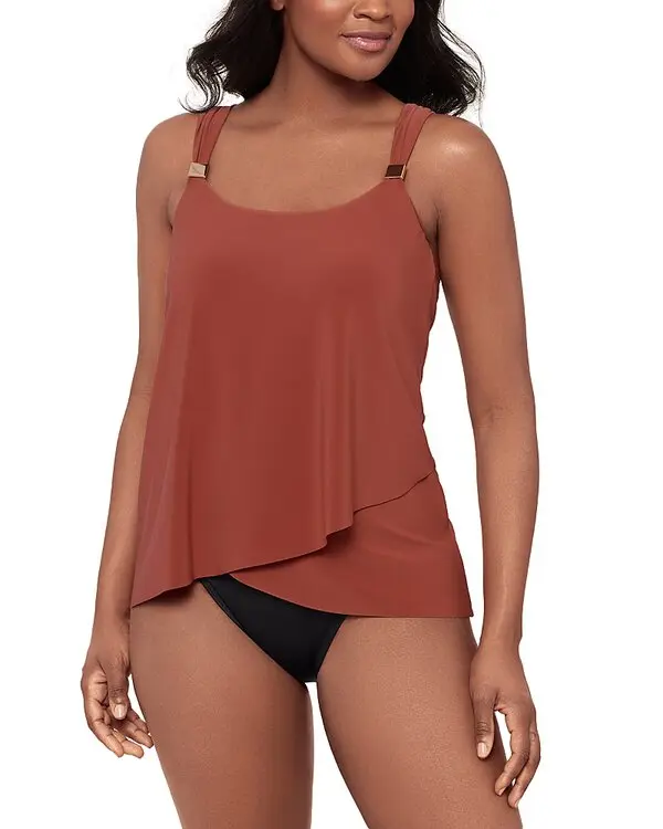 Miraclesuit Razzle Dazzle Tankini Top - Terra