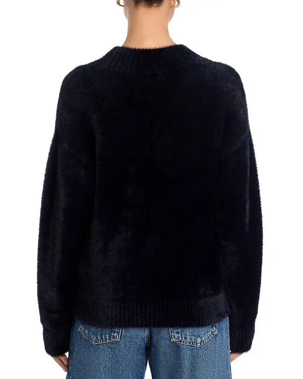 AREA STARS Freda Faux Fur Sweater