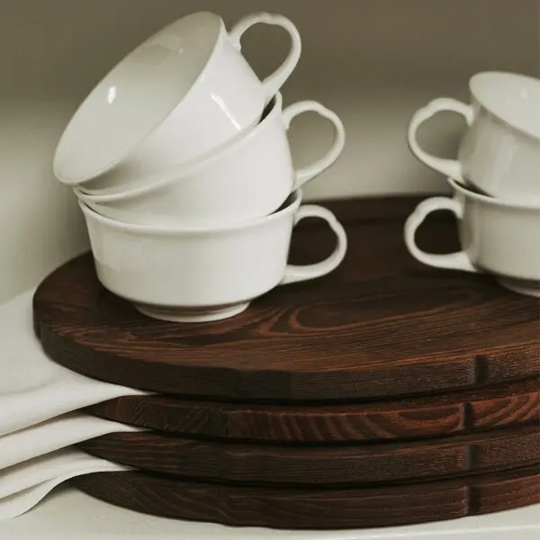 SERAX Silhouette Oval Tray, Dark