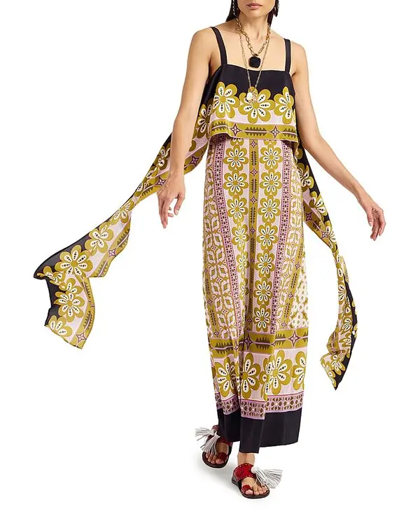 La DoubleJ Slip-around Maxi Dress - Pagoda Placée Pink