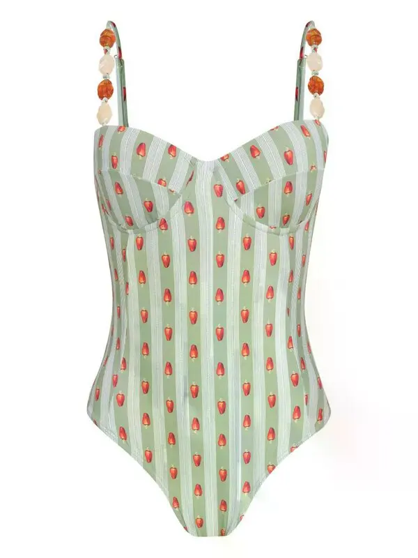 BRIGITTE Maithe Printed Swimsuit - Green