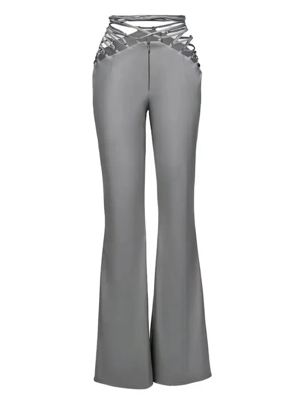 LIKA Lace-up Flared Trousers