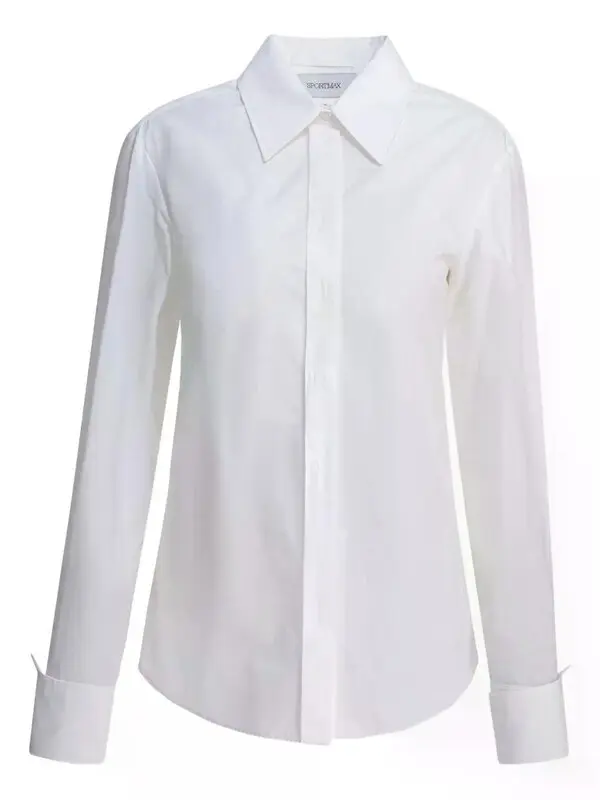 max mara - Long-Sleeve Buttoned-Cuff Shirt