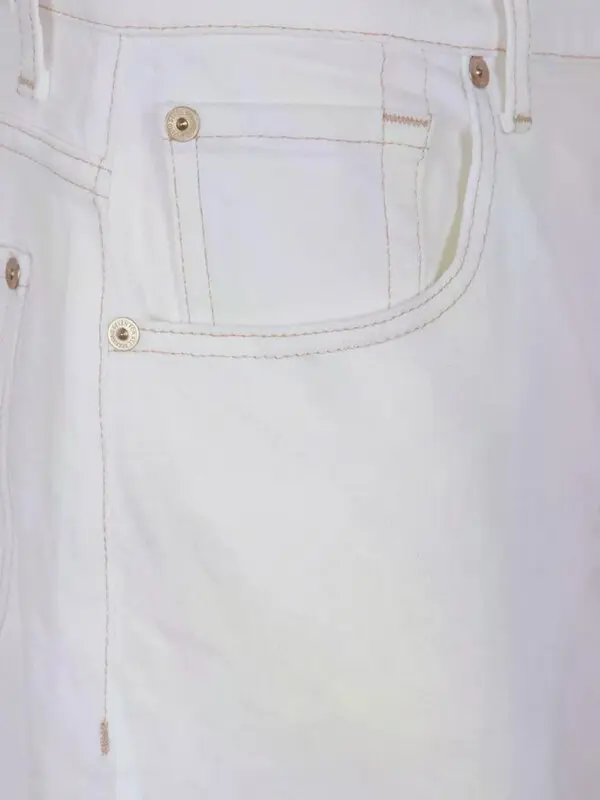 7 For All Mankind Wide-leg Jeans - White