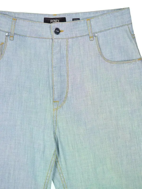 Fendi Five-pocket Chambray Jeans