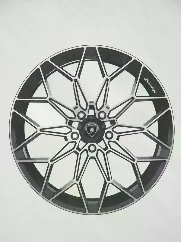 Balenciaga Lamborghini-print T-shirt