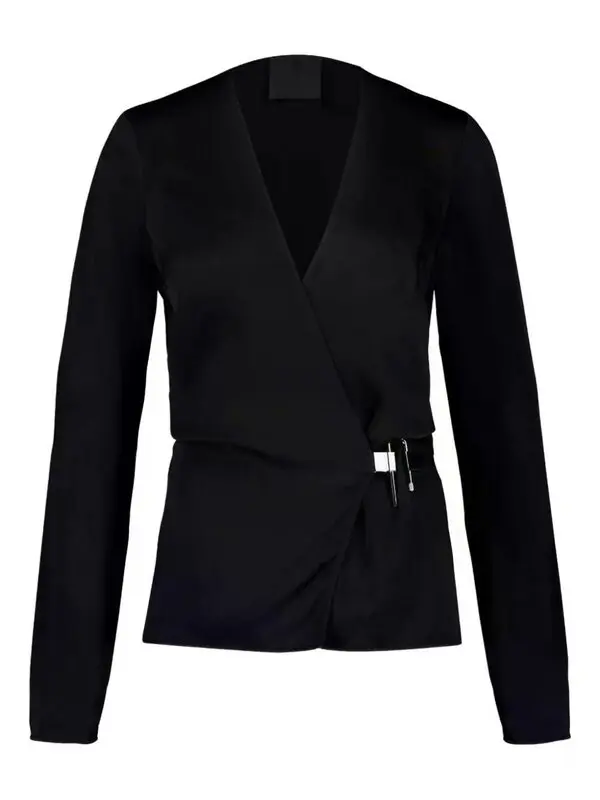 Givenchy V-neck Wrap Top