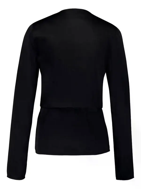 Givenchy V-neck Wrap Top