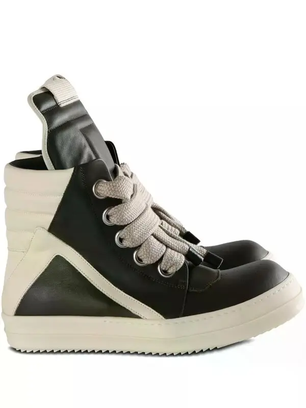 Rick Owens Leather High-top Sneakers