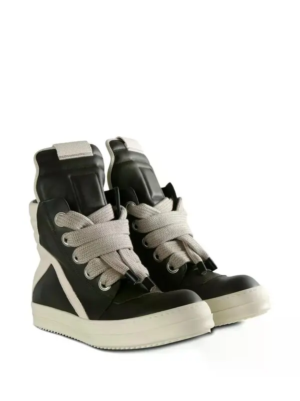 Rick Owens Leather High-top Sneakers