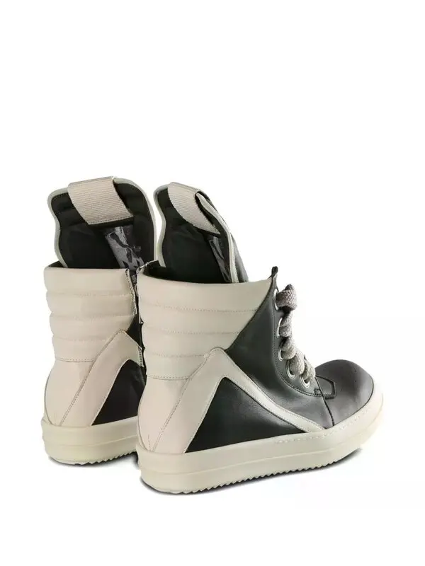 Rick Owens Leather High-top Sneakers