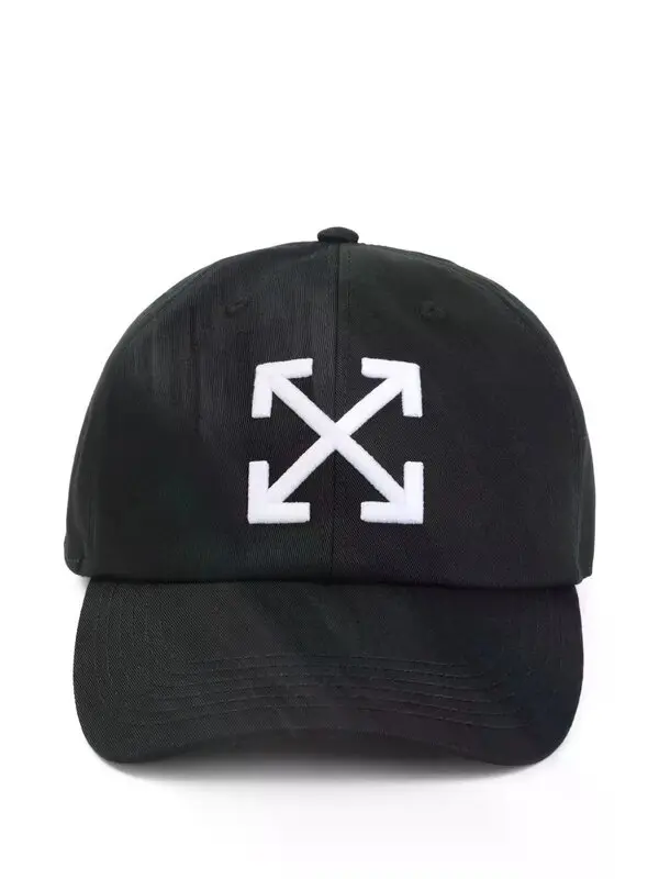 Off-White Arrow Logo Baseball Cap - Black
