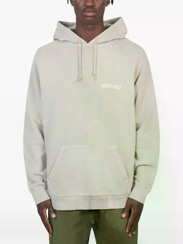Gramicci Graphic-print Hoodie - Neutrals