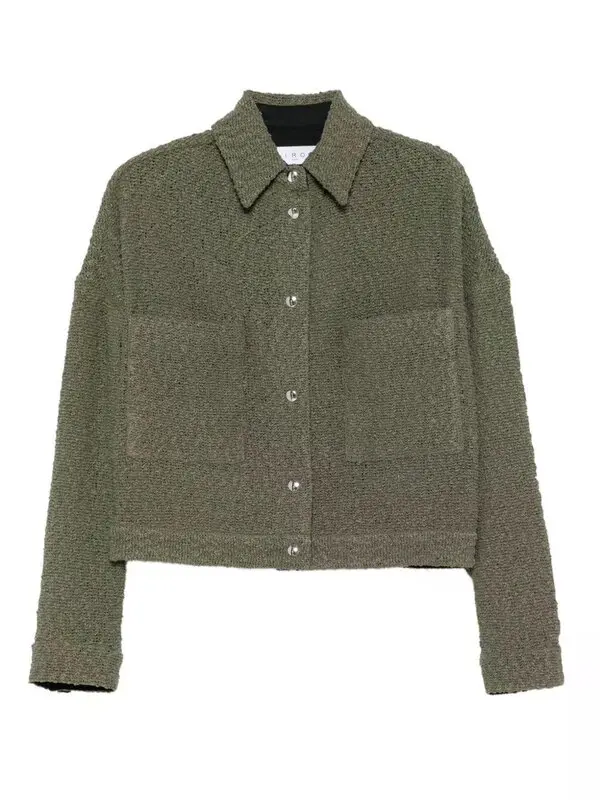 IRO PARIS Textured Pocket Jacket - Green