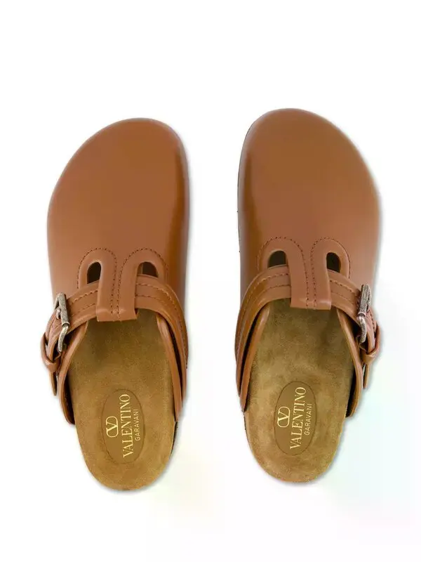 Valentino Garavani Leather Slippers