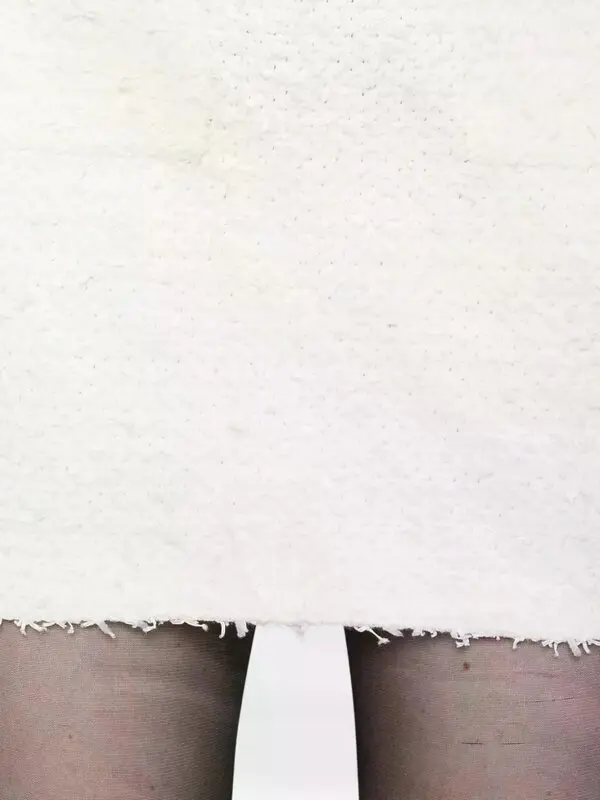 SELF-PORTRAIT Embellished Tweed A-line Skirt - Neutrals