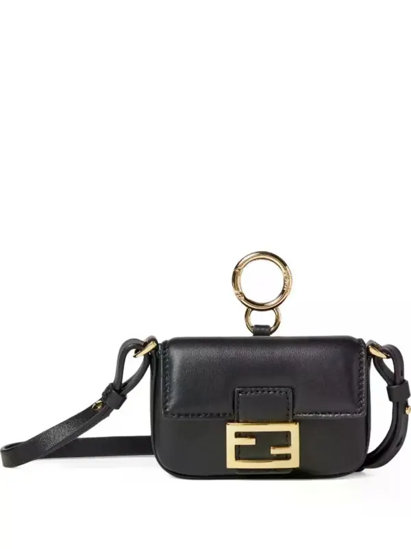 Fendi Baguette Charm Bag - Black