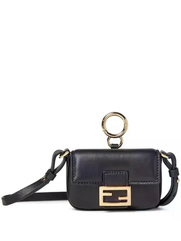Fendi Baguette Charm Bag - Black