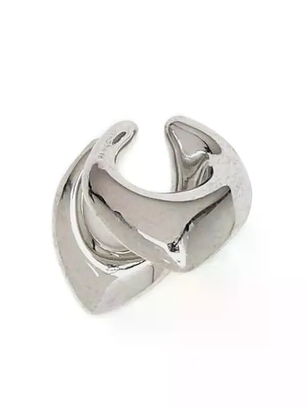 PANCONESI Abstract-form Ear Cuff - Silver