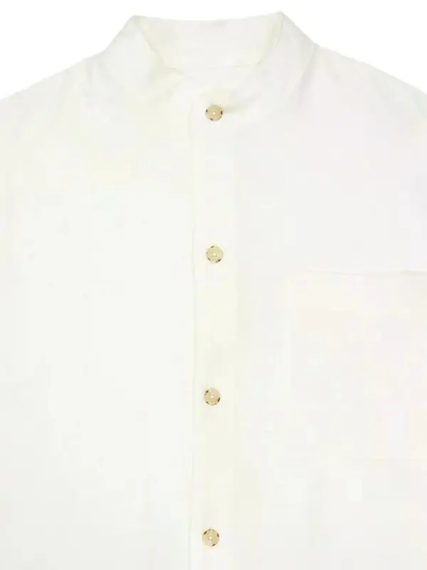Commas Stand-collar Long-sleeve Shirt