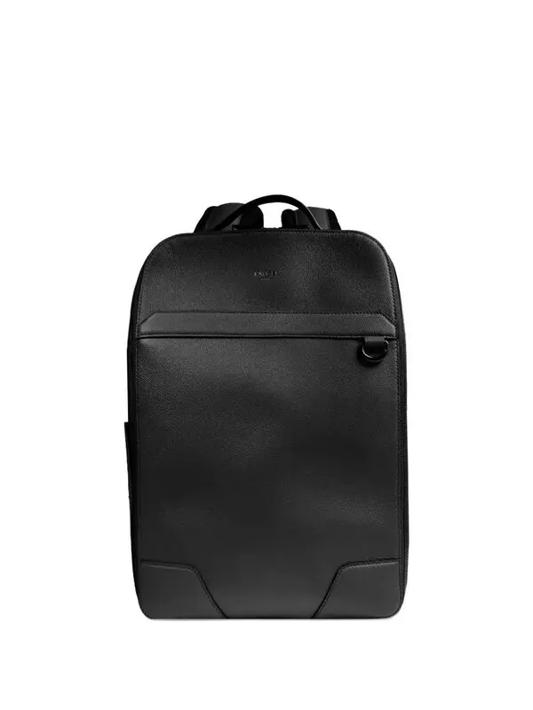 LANCEL Leather Top-handle Backpack - Black