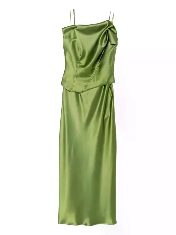 acler green dress FAIRFIELD MAXI DRESS