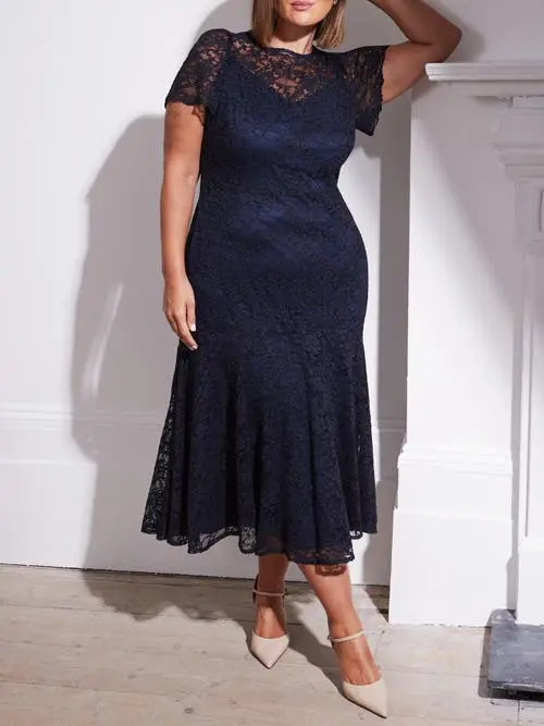 LIVE UNLIMITED Lace Midaxi Dress