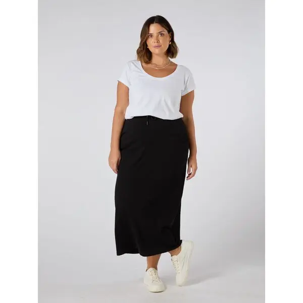 LIVE UNLIMITED Jersey Midi Skirt