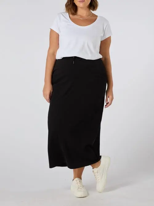 LIVE UNLIMITED Jersey Midi Skirt