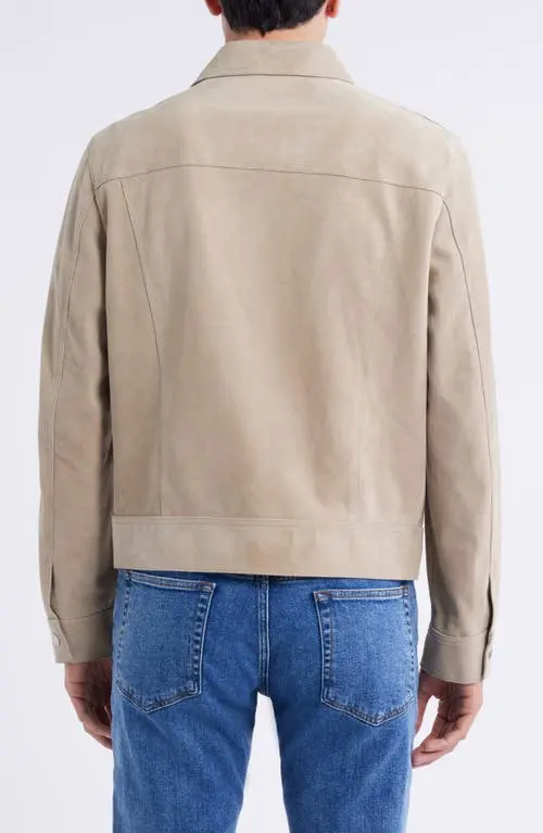 FRAME Suede Trucker Jacket