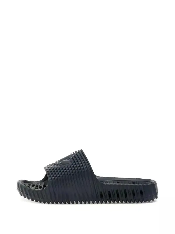 Adidas Adilette 25 Ribbed-sole Slides - Blue