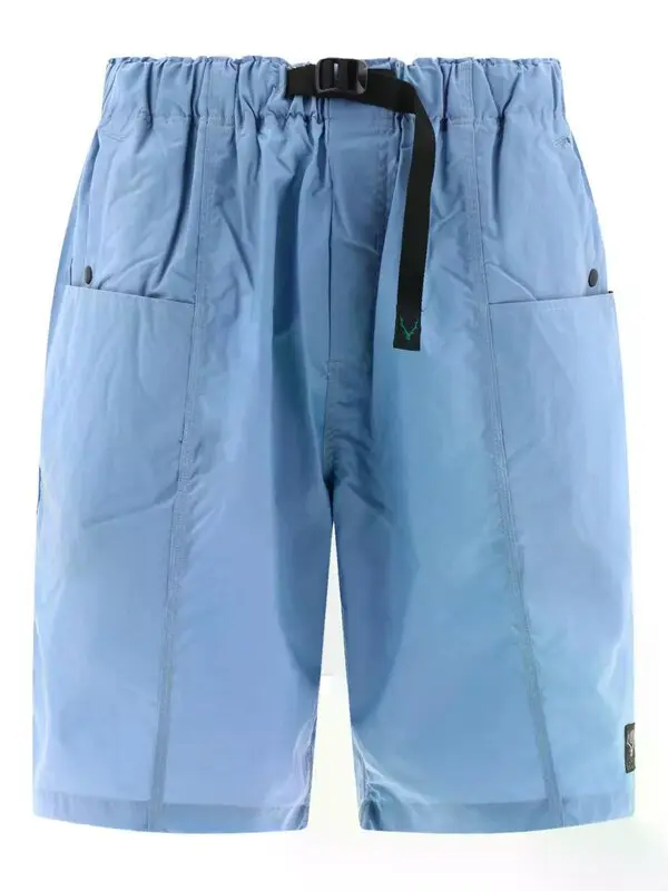 SOUTH2 WEST8 Belted Patch-pocket Shorts - Blue