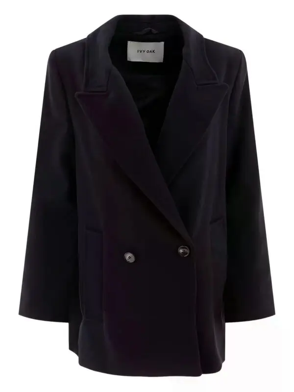 IVY OAK Double-breasted Wool Jacket