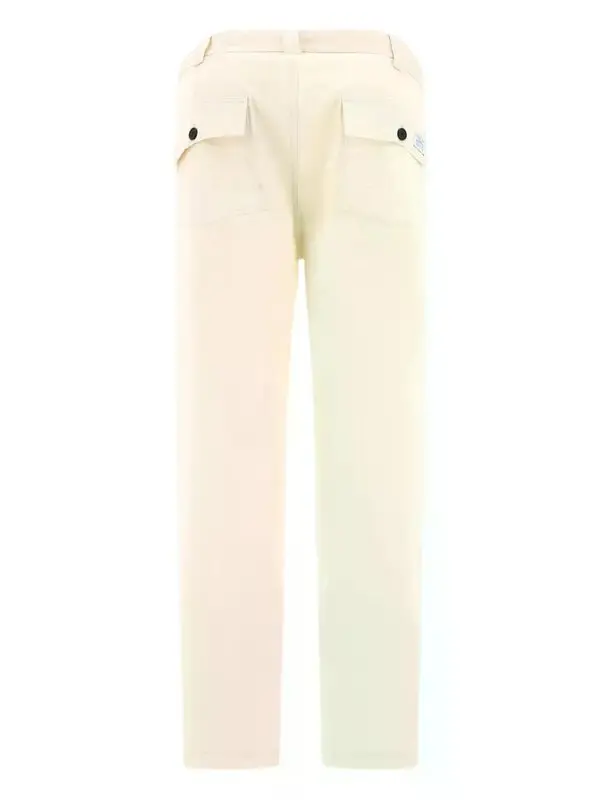 ANDBLUE Patch-pocket Trousers With Button Fly - Neutrals