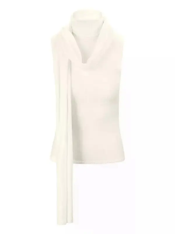 Staud Turtleneck Scarf Top