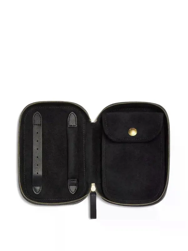 Shinola Leather Zip Travel Case