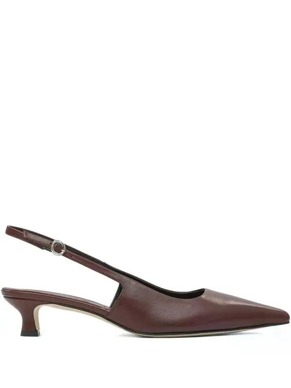 AeydĒ 35mm Catrina Slingback Pumps - Red