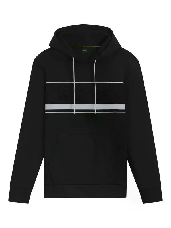 BOSS Logo-embossed Hoodie