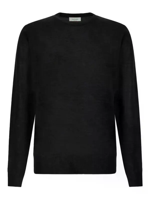 Canali Crew-neck Wool Sweater