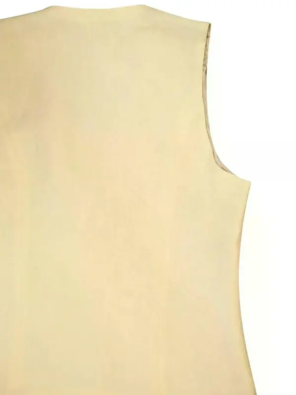 PAULA Button-up Linen Vest
