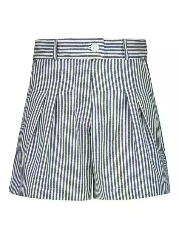 PAULA Striped Shorts - Blue