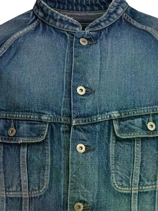 NONNATIVE Denim Mandarin Collar Jacket