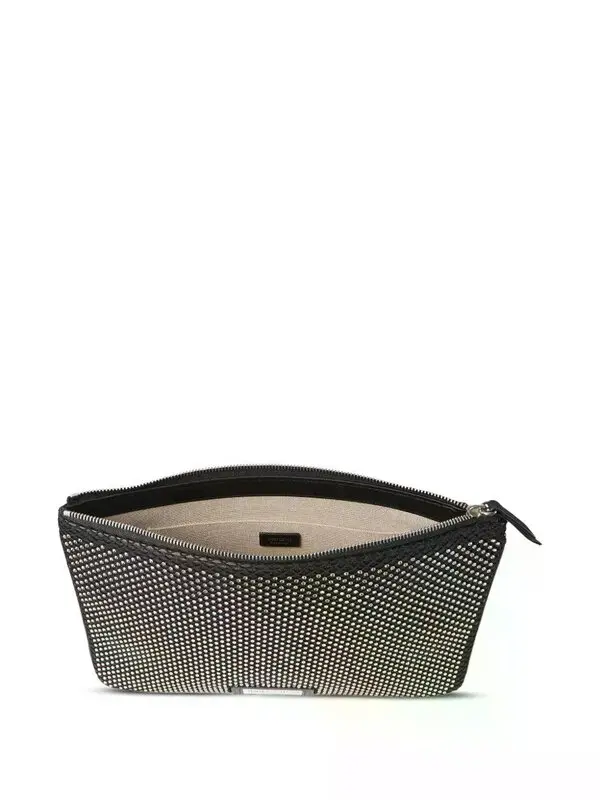 JIMMY CHOO Diamond Crystal-embellished Zip Pouch